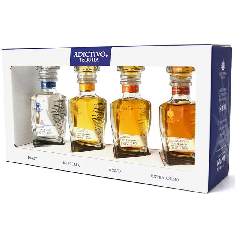 Adictivo Tequila Mini Gift Set (4/50ml) — Rare Tequilas