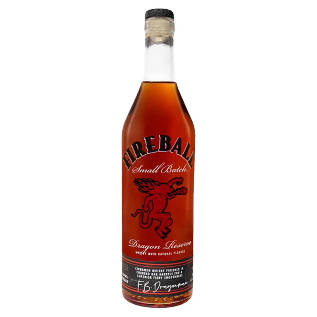 Fireball Whiskey Back Of Bottle