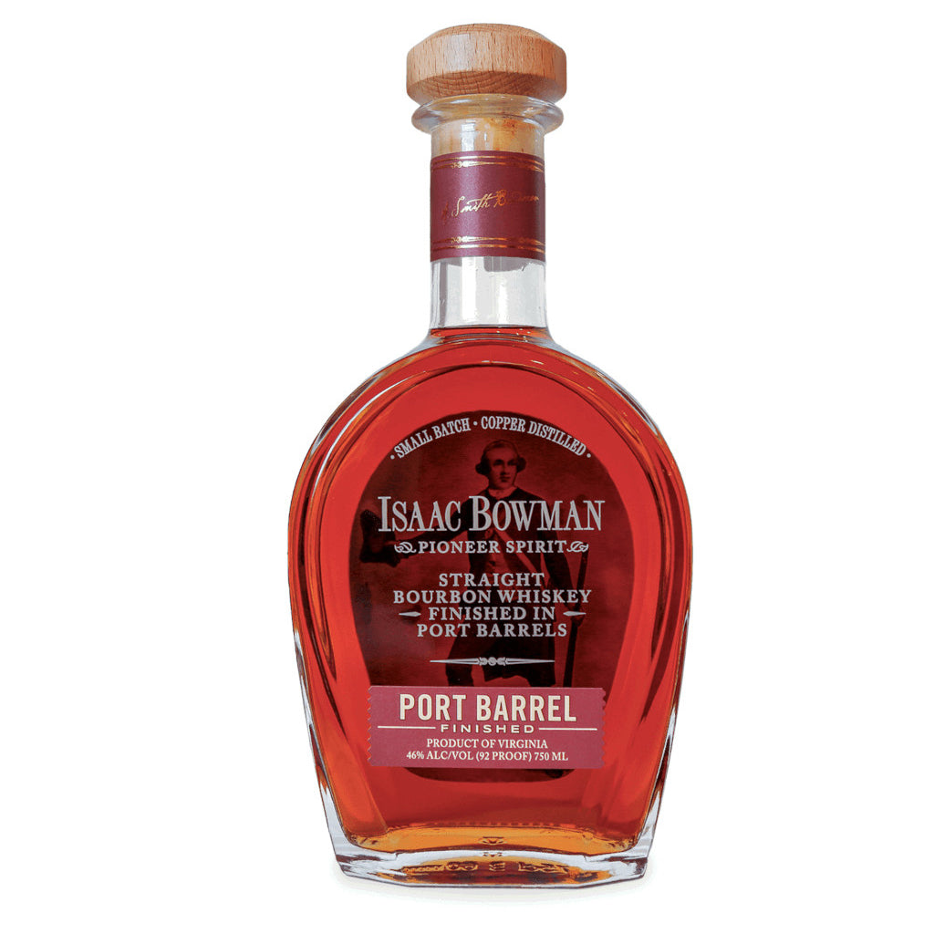 Isaac Bowman Straight Bourbon Whiskey Finished In Port Barrels — Rare ...