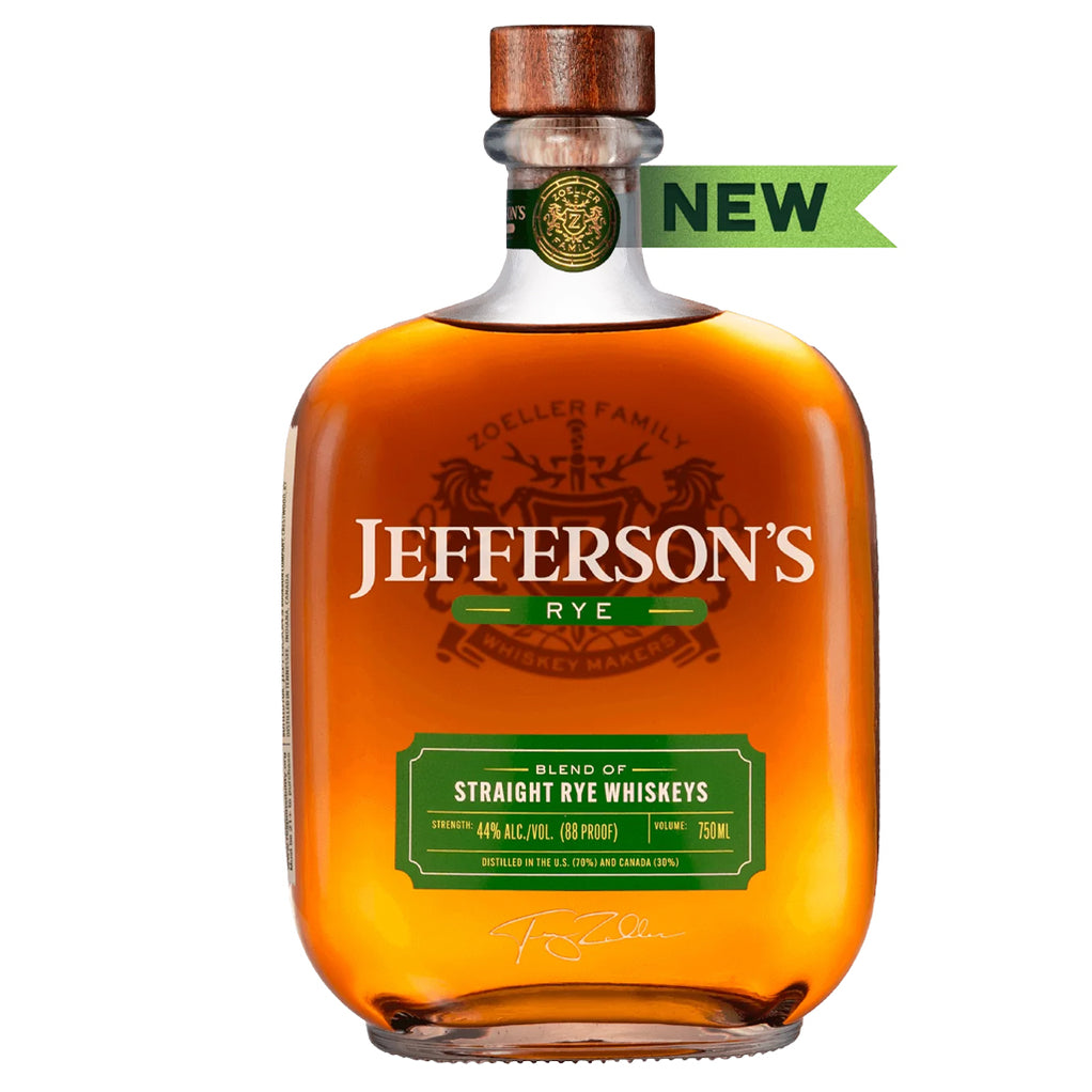 Jefferson's Rye Blend of Straight Rye Whiskeys — Rare Tequilas