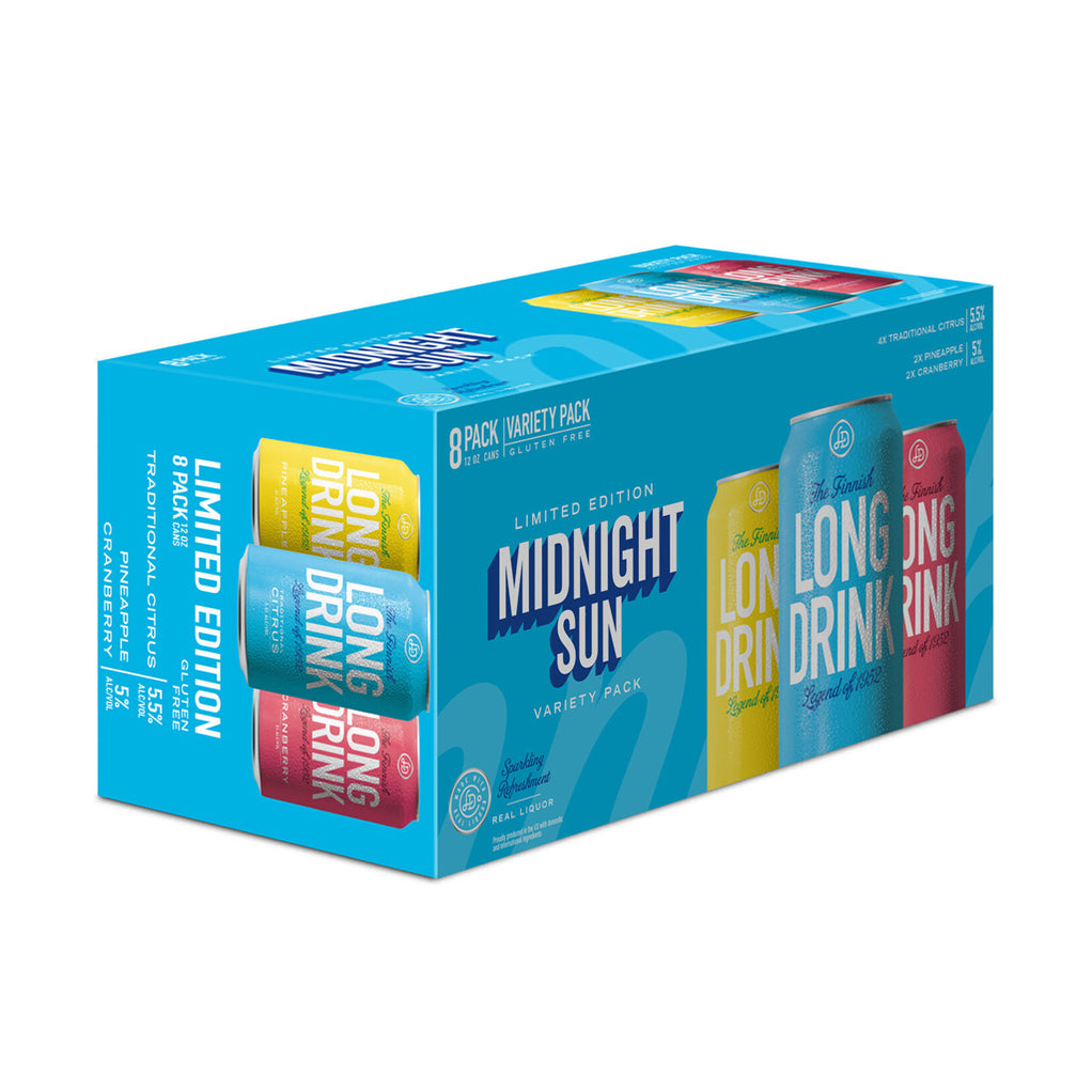 The Finnish Long Drink Midnight Summer Variety Pack Limited Edition ...