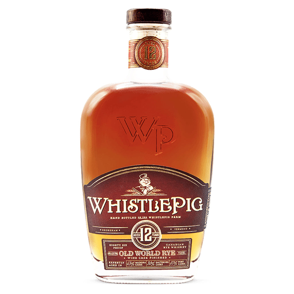 WhistlePig 12 Year Old World Rye Whiskey — Rare Tequilas