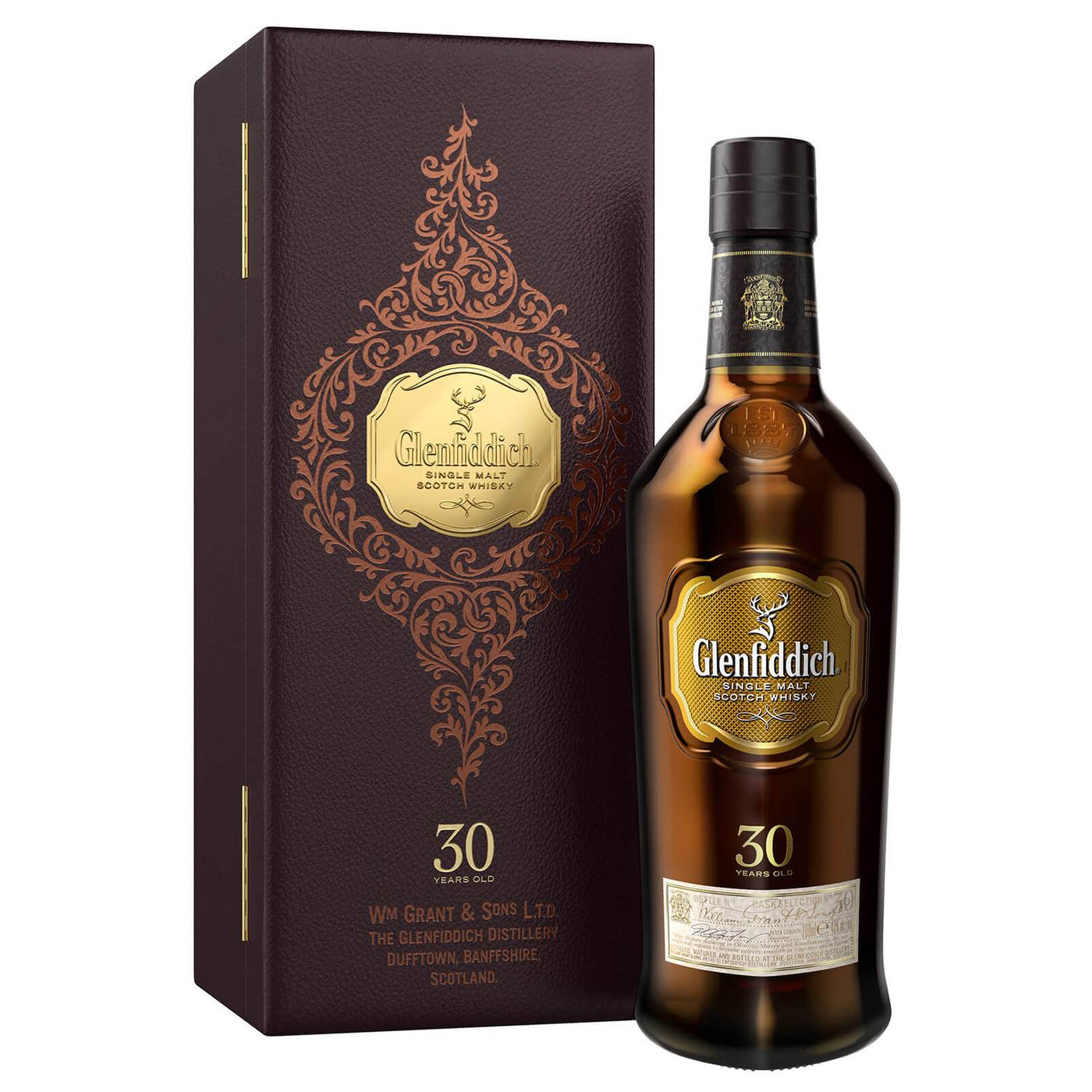 Glenfiddich 30 Yr Single Malt Scotch Whisky 750ml — Rare Tequilas