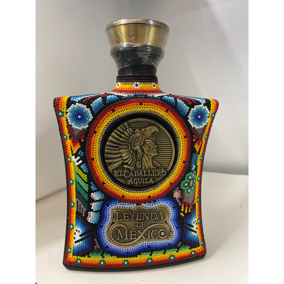 Leyenda de Mexico EL Caballero Aguila Tequila Extra Añejo 9yr Huichol ...