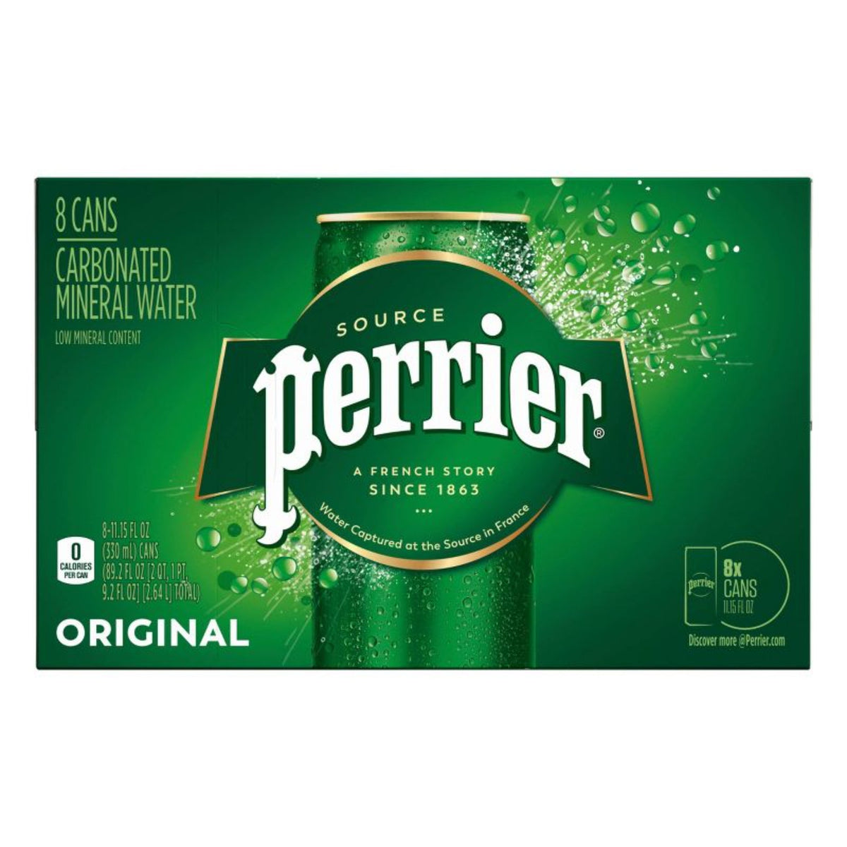 Perrier Original Sparkling Mineral Water 8 Pack 11.15 fl oz — Rare Tequilas