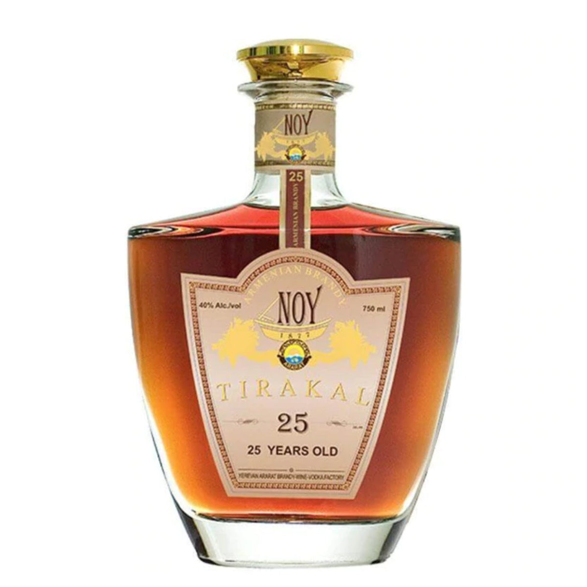 Noy 25 Yr Armenian Brandy 750ml — Rare Tequilas