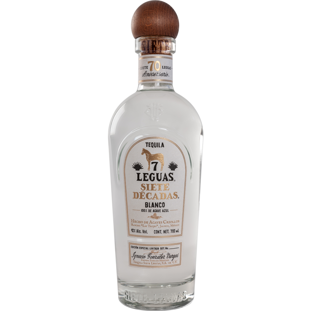 7 Leguas Siete Decadas Blanco Tequila | Buy Siete Leguas Tequila — Rare ...